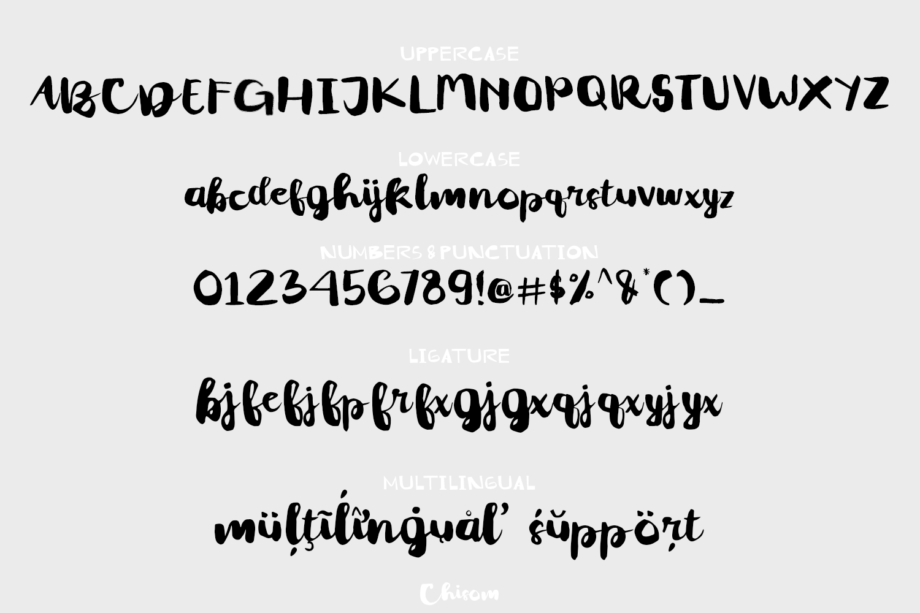 Chisom – Modern Script – Type Class Heroes