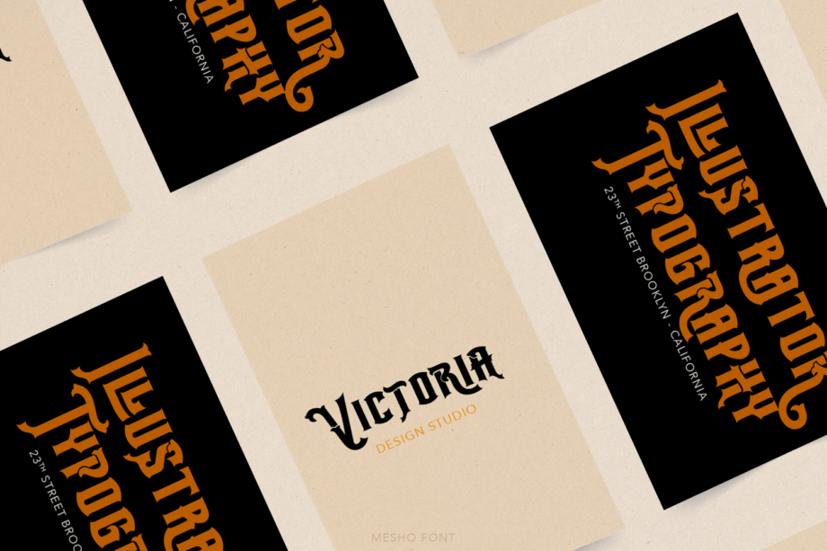 Mesho Victorian Typeface – Type Class Heroes